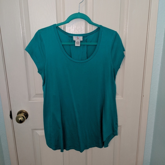 Oso Casuals | Tops | Oso Short Sleeve Top Medium | Poshmark